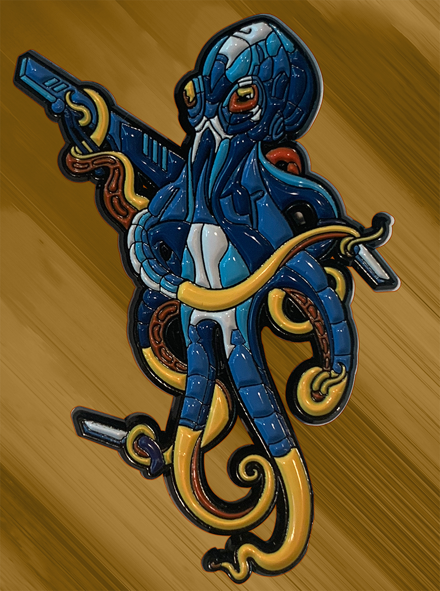 Octomorph Enamel Pins! – Posthuman Studios